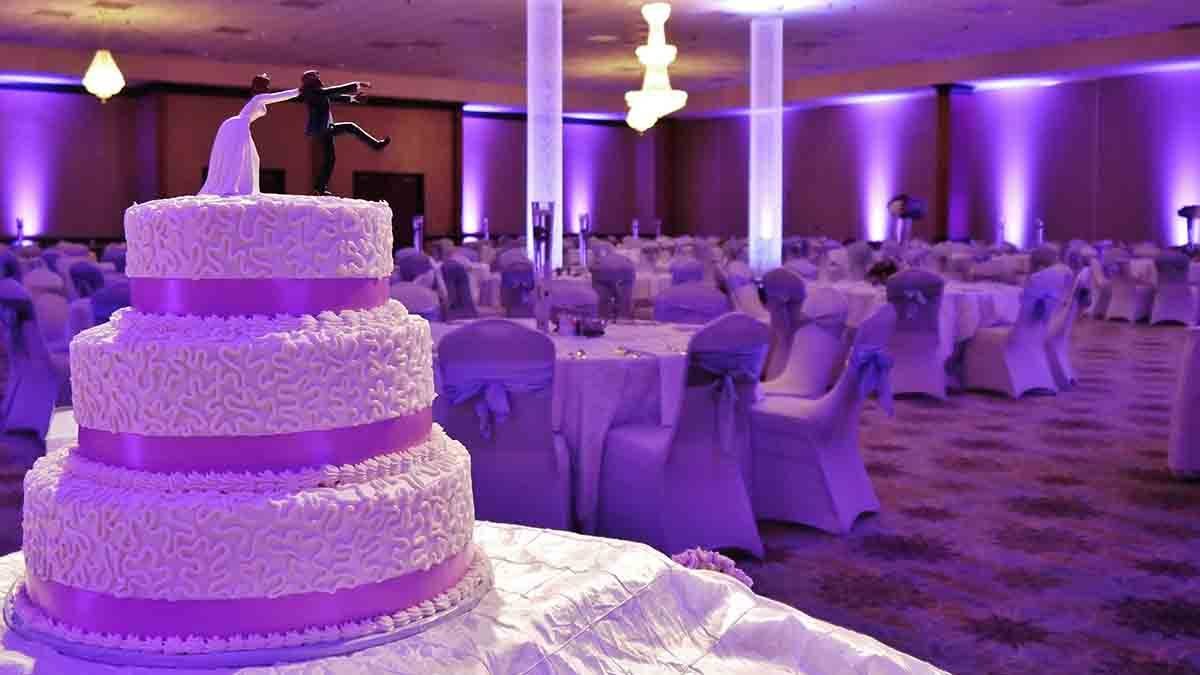A Lovely Lavender Wedding Reception at The Medallion Conference Center ...